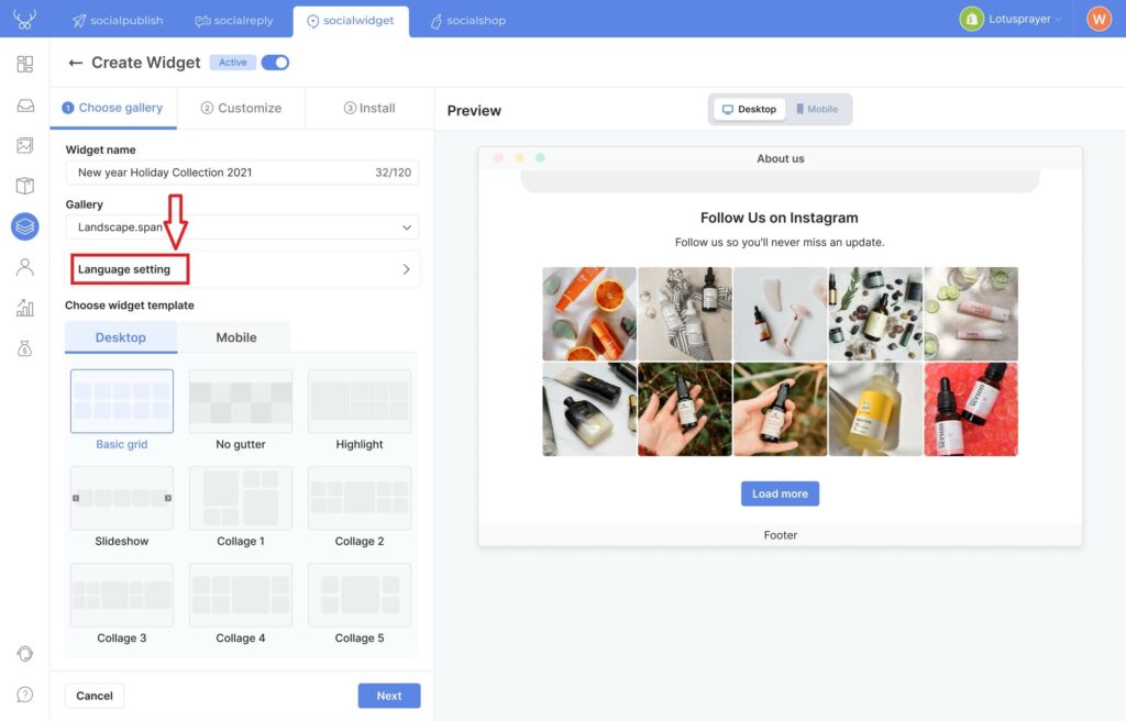 Socialwidget V2.9: Display Multilingual Widgets With ‘Language Settings’