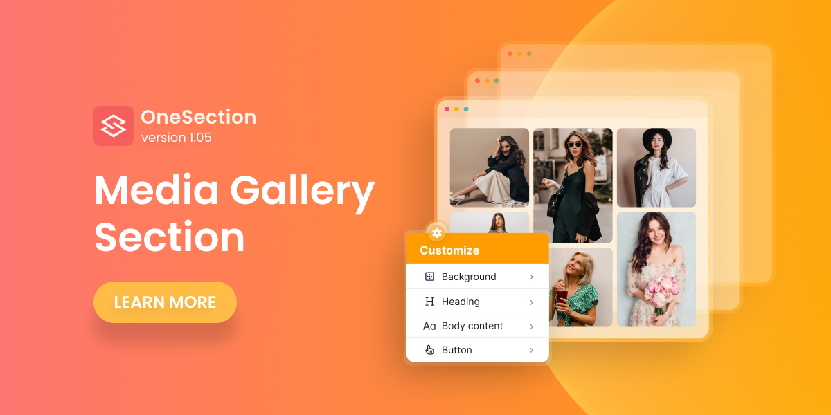 Media Gallery Section - Socialhead
